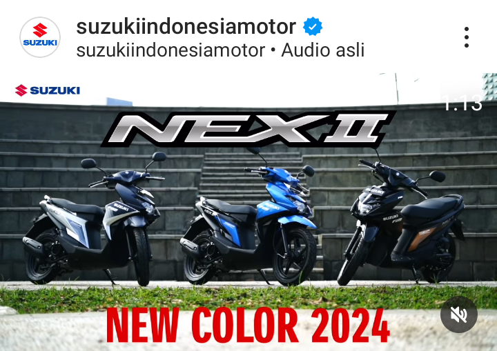 Warna Suzuki NEX II 2024 zonaMotor.net